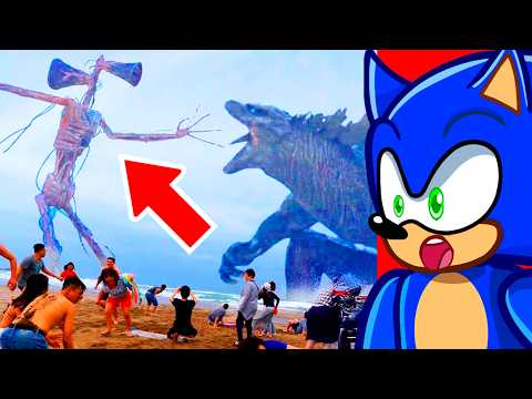 Reacting To GODZILLA vs SIREN HEAD!
