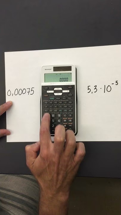 Calculatrice Sharp EL 531XT - YouTube