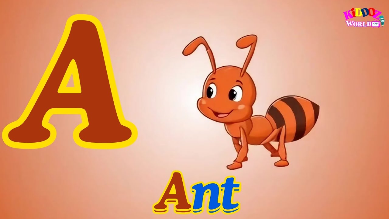 Letter A Phonics Song | A for Apple, Ant & Arrow | ABC Song for Kids ...