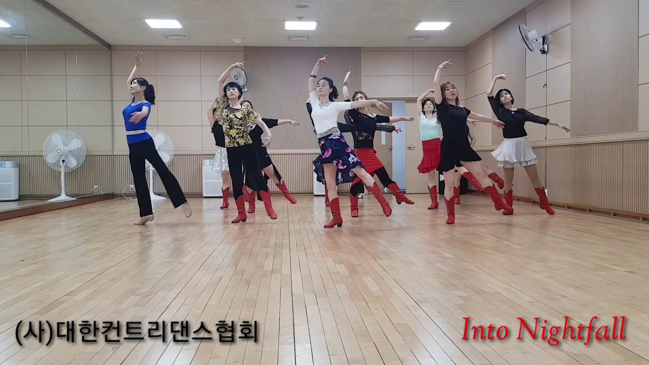Into Nightfall Line Dance (Dance & Count) - YouTube