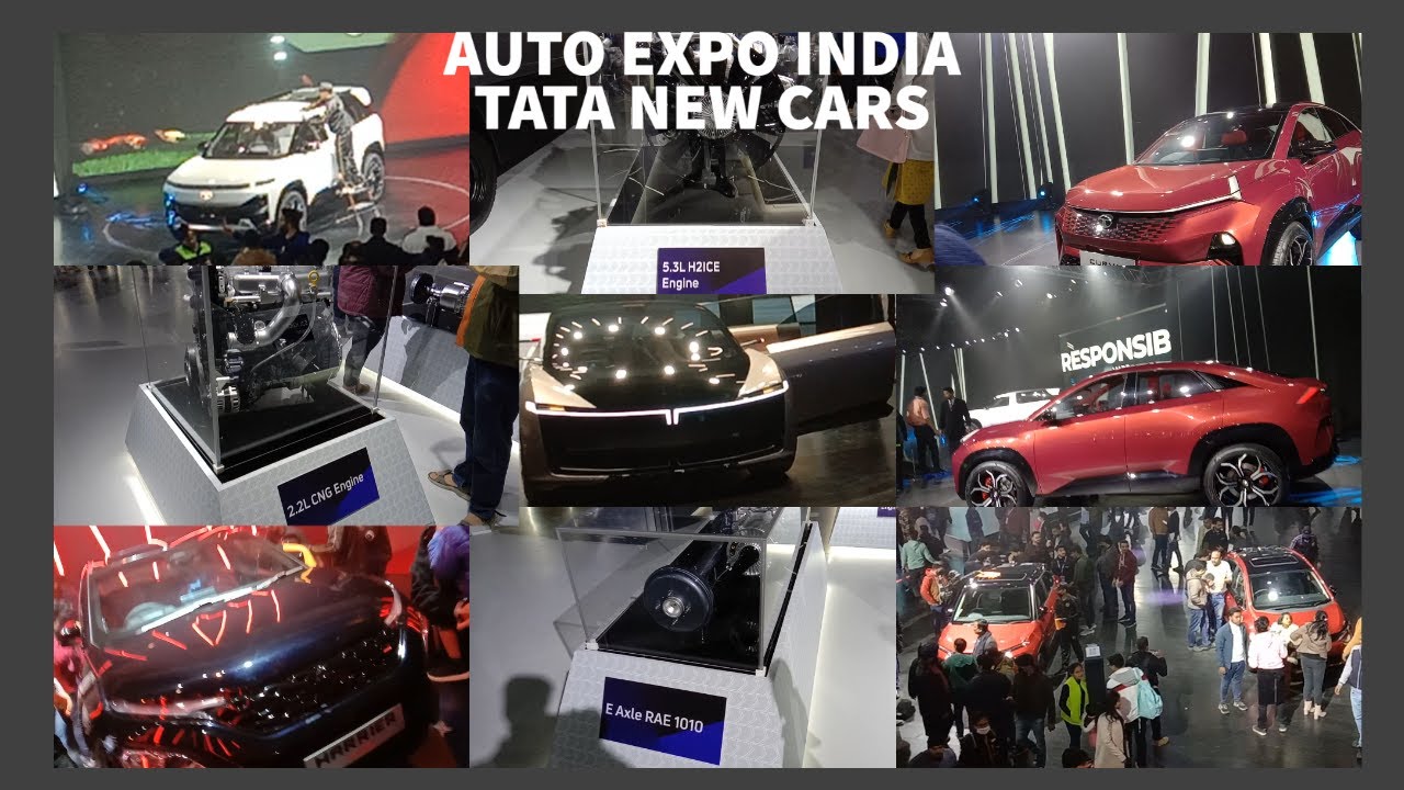 AUTO EXPO INDIA | TATA New Cars | Upcoming TATA Cars | TATA Siera ...