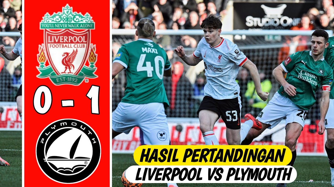 KALAH‼️Hasil Plymouth Argyle vs Liverpool: Skor 1-0 - YouTube