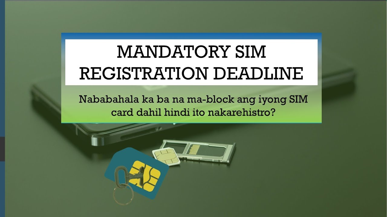 MANDATORY SIM REGISTRATION DEADLINE 90 Days EXTENDED | Paano ...