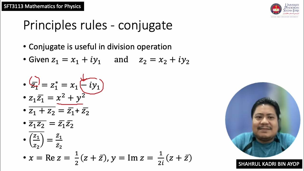 2.1 Definitions and rules (Complex Numbers) - YouTube