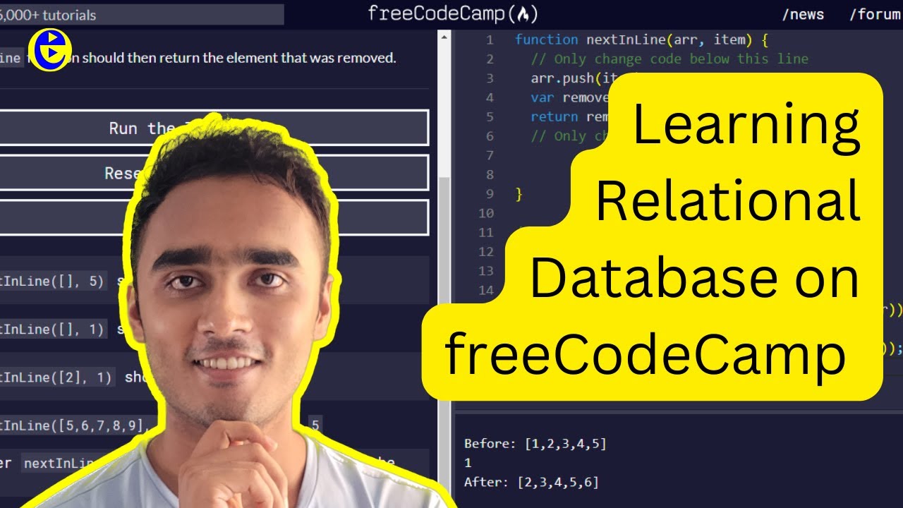 Relational Database Projects On Freecodecamp Coding Youtube
