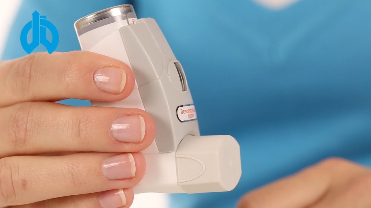 Dosieraerosol mit Zählwerk und Ampelfunktion - YouTube