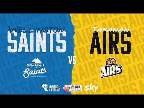 Wellington Saints v Taranaki Airs |  Full Basketball Game | @SalsNBL  2026