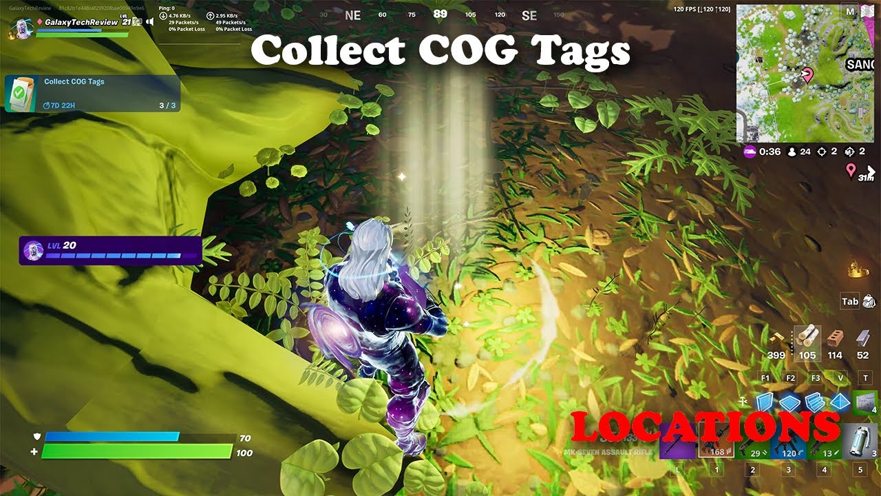 Collect COG Tags LOCATIONS - Fortnite - YouTube