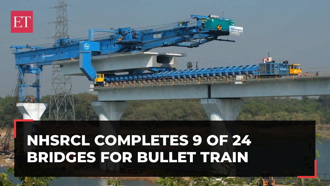 Bullet Train Project update: NHSRCL completes 160-metre Kolak River ...