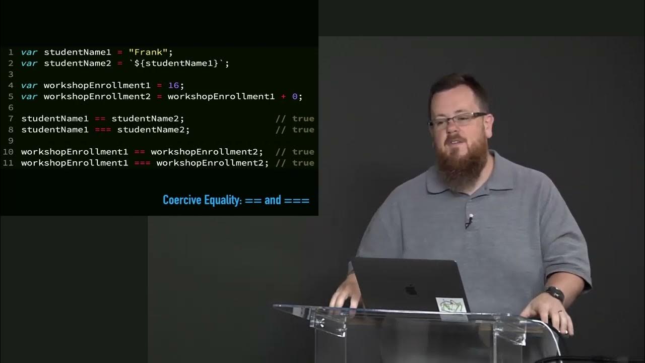 Frontend Masters JavaScript 0307 Equality - YouTube
