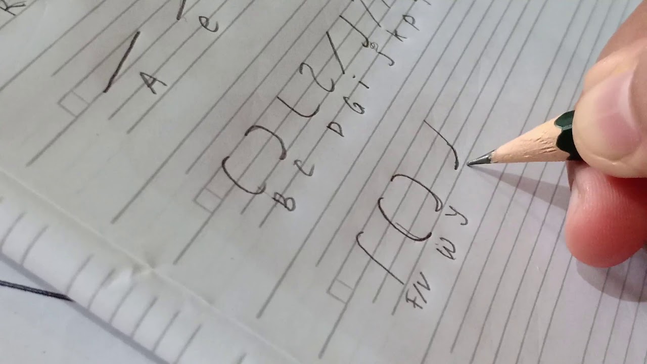 Belajar bagaimana tulisan STENOGRAFI yang baik dan benar - YouTube