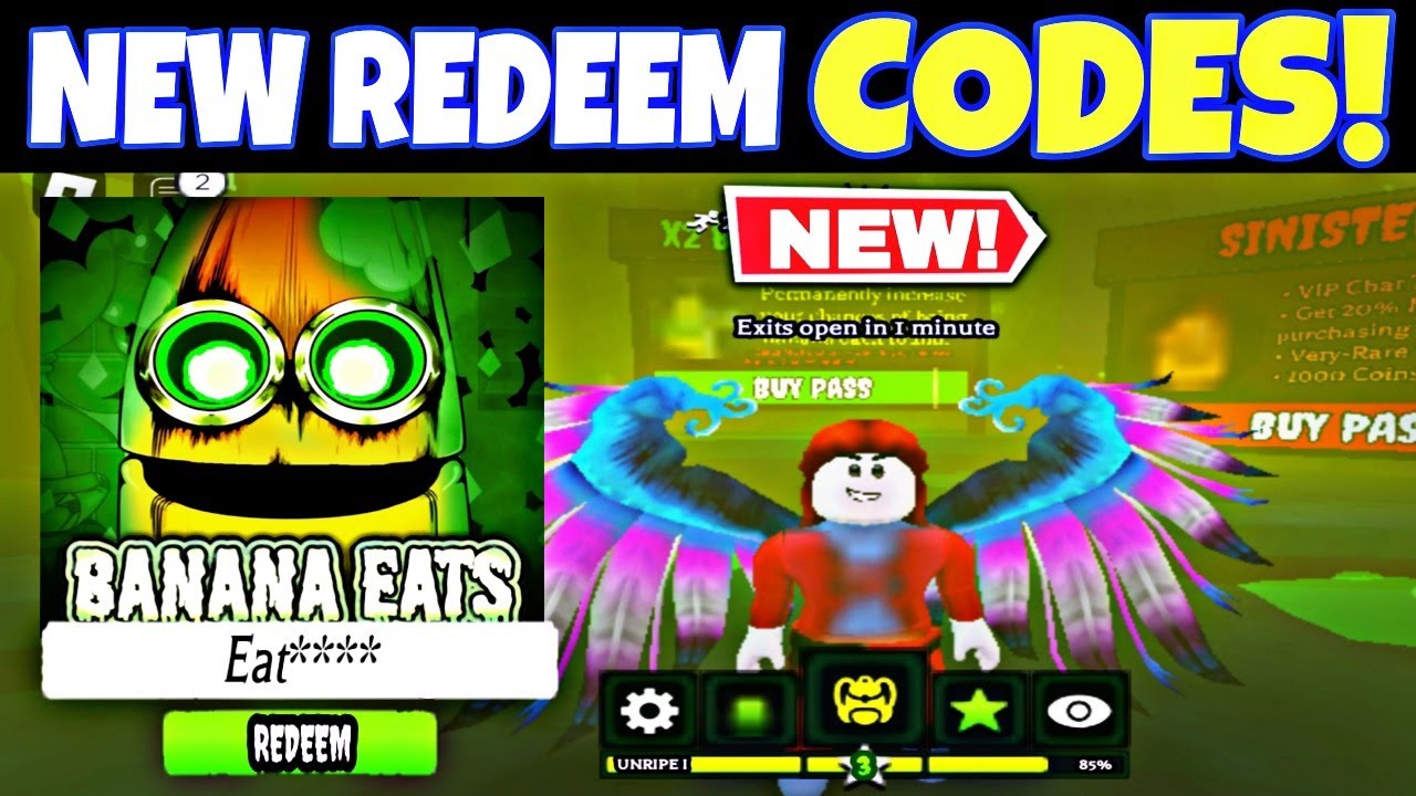*NEW CODE* FOR BANANA EATS / BANANA EATS CODE / ROBLOX BANANA EATS ...