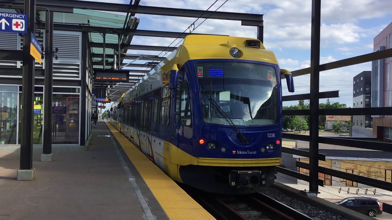 Metro transit Light Rail Blue Line train in 6/13/2020 - YouTube