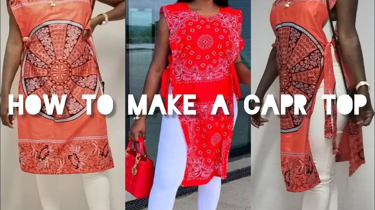 DIY HOW TO MAKE CAPE TOP - YouTube