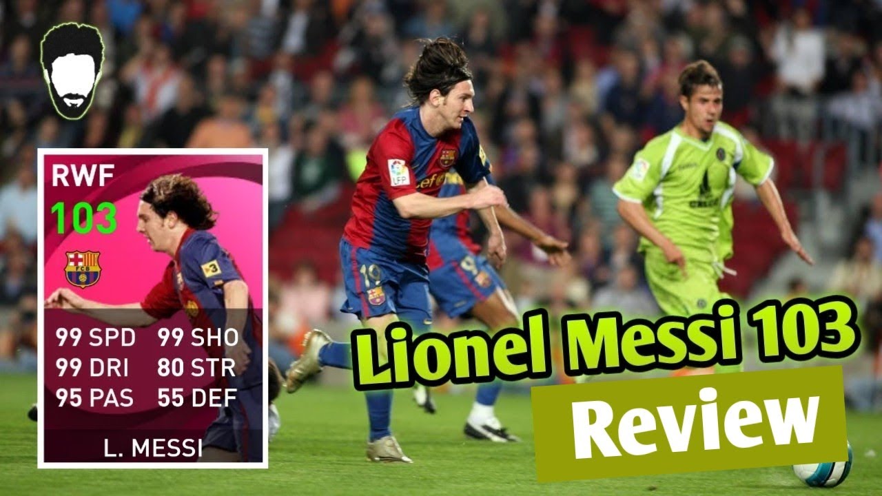 Pes 2021 mobile messi iconic 103 | Iconic messi 103 review - YouTube