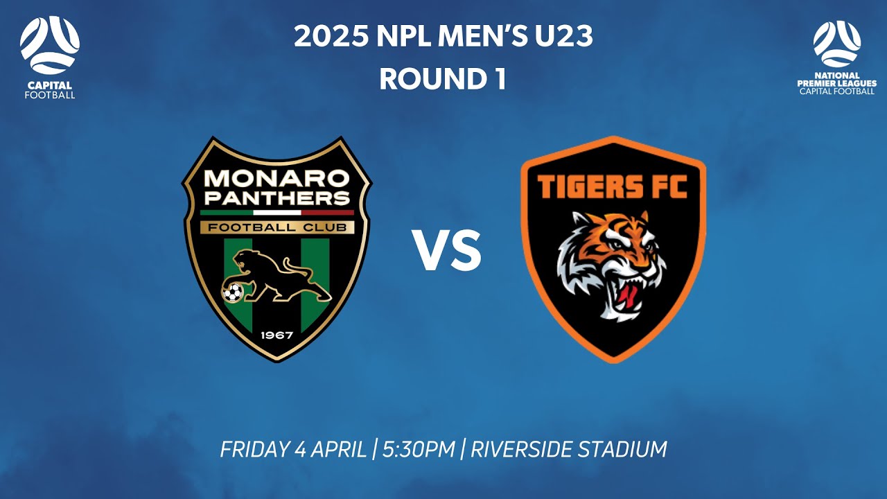 Capital Football NPL Men's U23 Round 1 - Monaro Panthers FC vs Tigers ...