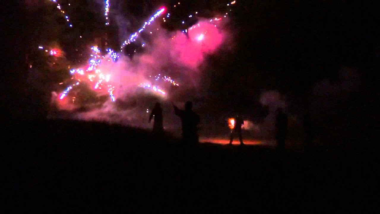 Fireworks fight - YouTube