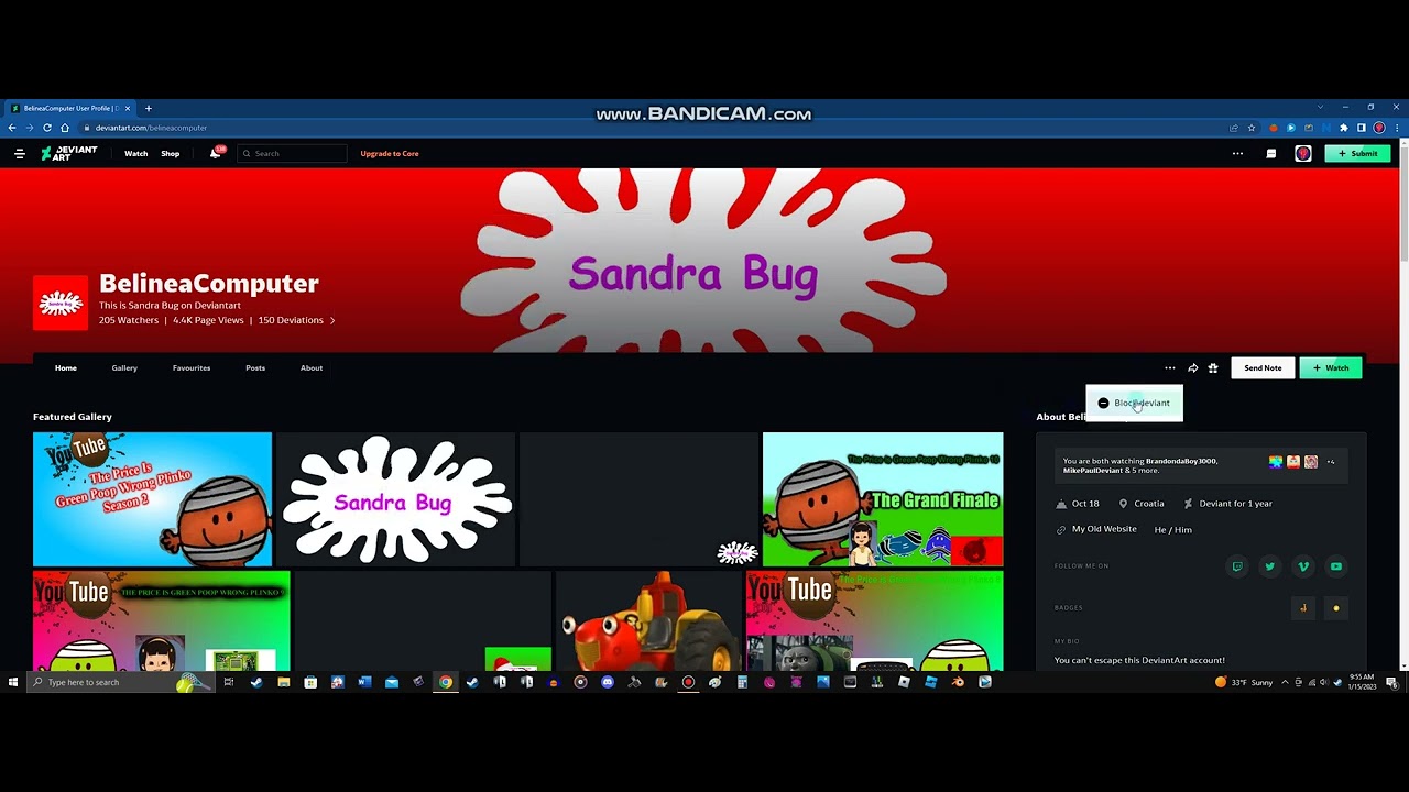 I Block BelineaComputer On DeviantArt - YouTube
