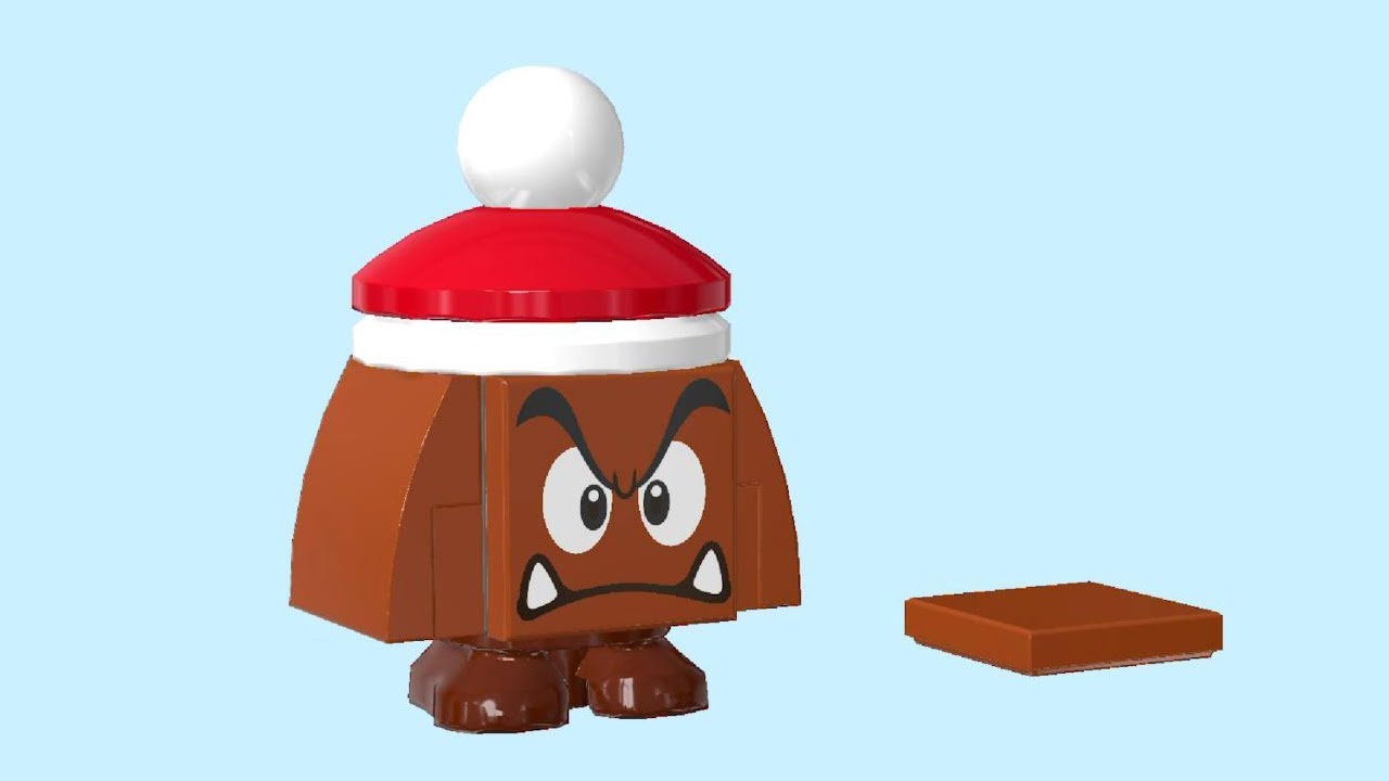 Goomba with Winter Hat Instructions | LEGO Super Mario - YouTube