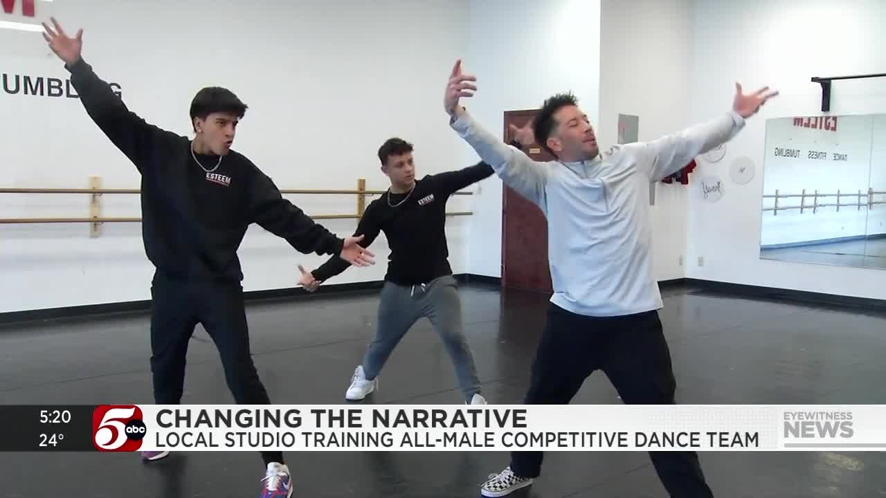 Boys are starting to take center stage in competitive dance teams - YouTube