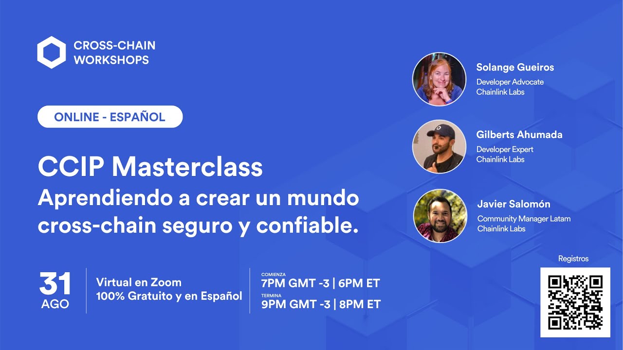Chainlink Workshop | CCIP Masterclass en Español - YouTube