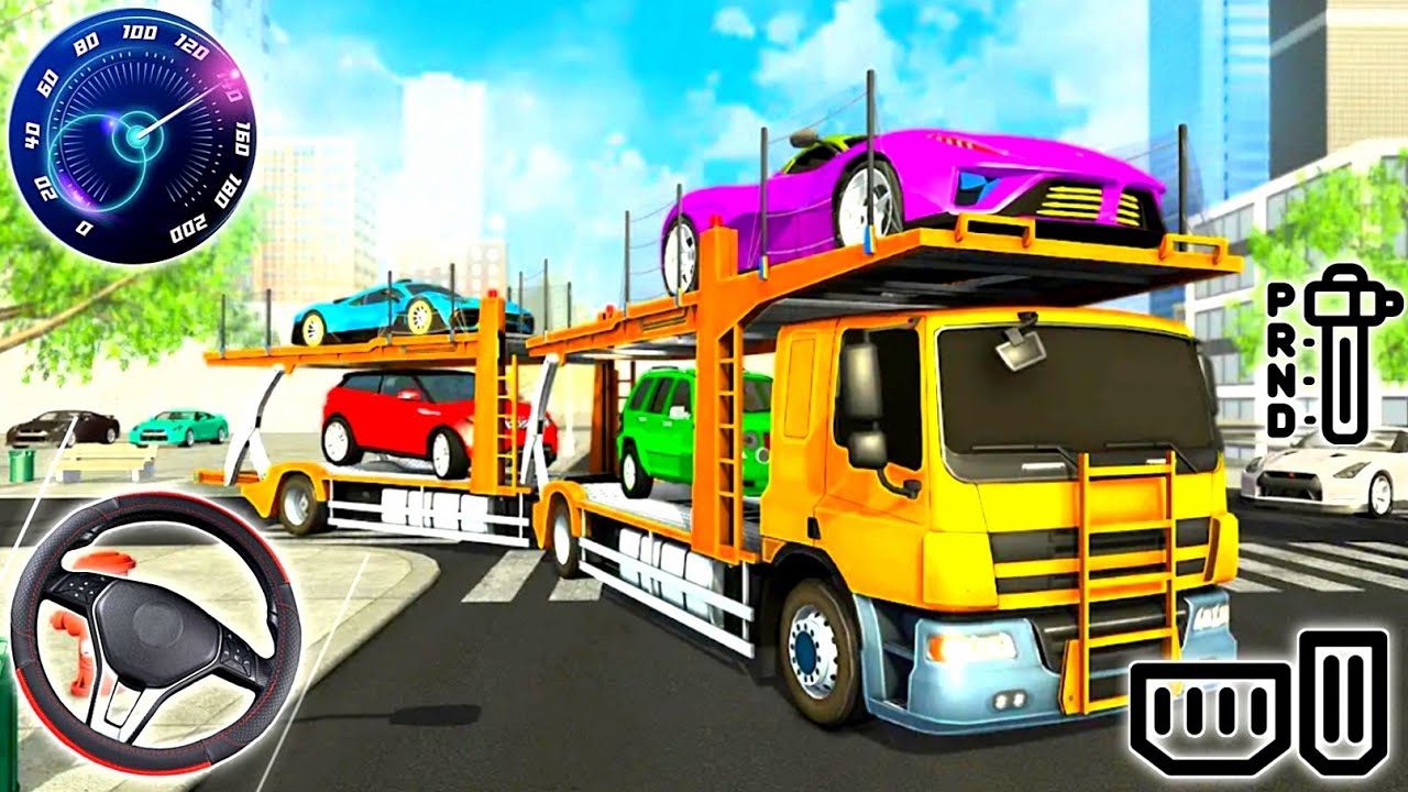 Multi Cars Transport Vehicles Driver 3D - Car Transporter Truck ...