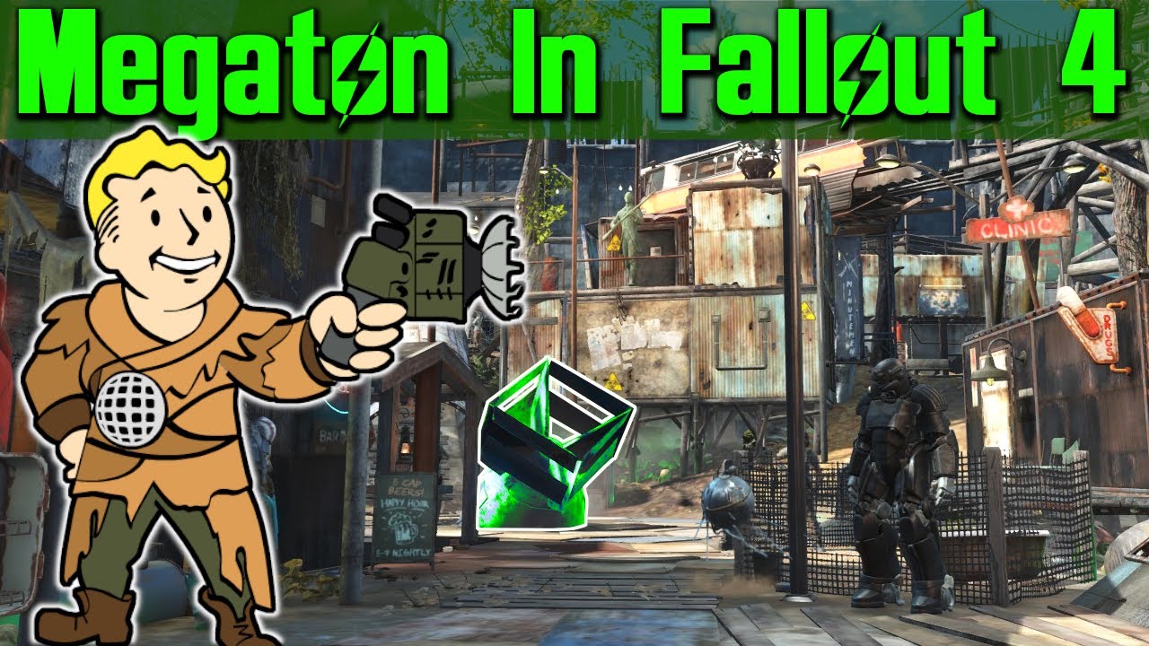Fallout 4 Megaton Settlement Tour | Megaton Remade Into Fallout 4 ...