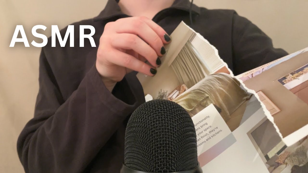 ASMR Paper Sounds 🗒 (tapping, crinkly, cutting, folding, flipping ...