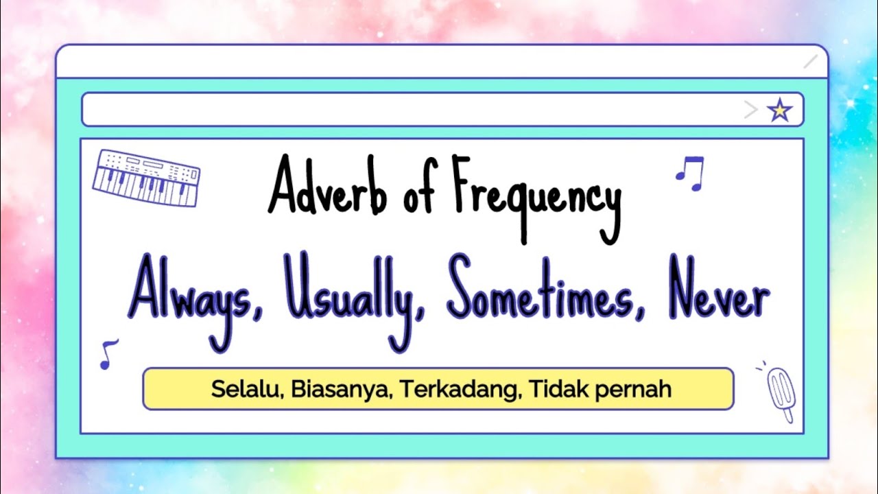 Always, usually, sometimes, never (adverb of frequency) - YouTube