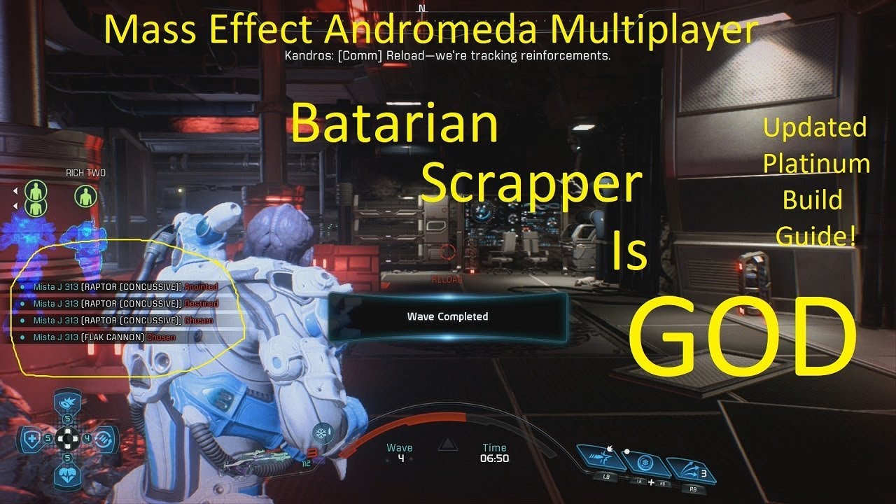 Batarian Scrapper is GOD! | Completed PLATINUM Build Guide | MEA ...
