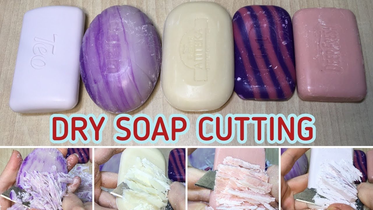 DRY SOAP CUTTING / ASMR / CRUNCHY SOUNDS - YouTube