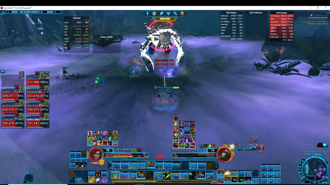 [SWTOR 6.0] Veteran Dxun, 5th Boss, Huntmaster - Sniper DPS - YouTube
