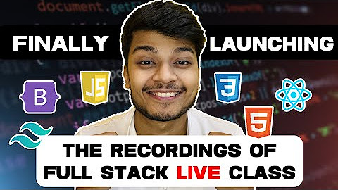 Full Stack Web Development Live Class - YouTube