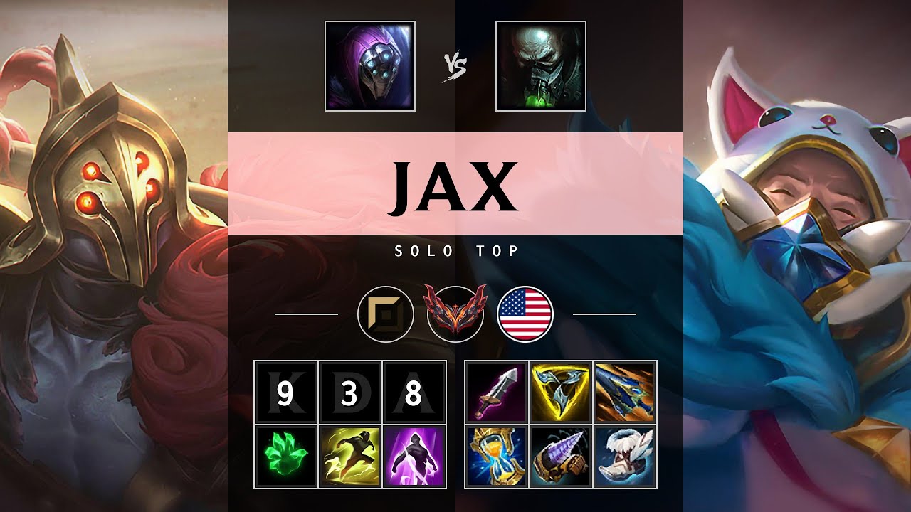 Jax Top vs Urgot - NA Grandmaster Patch 25.S1.2 - YouTube