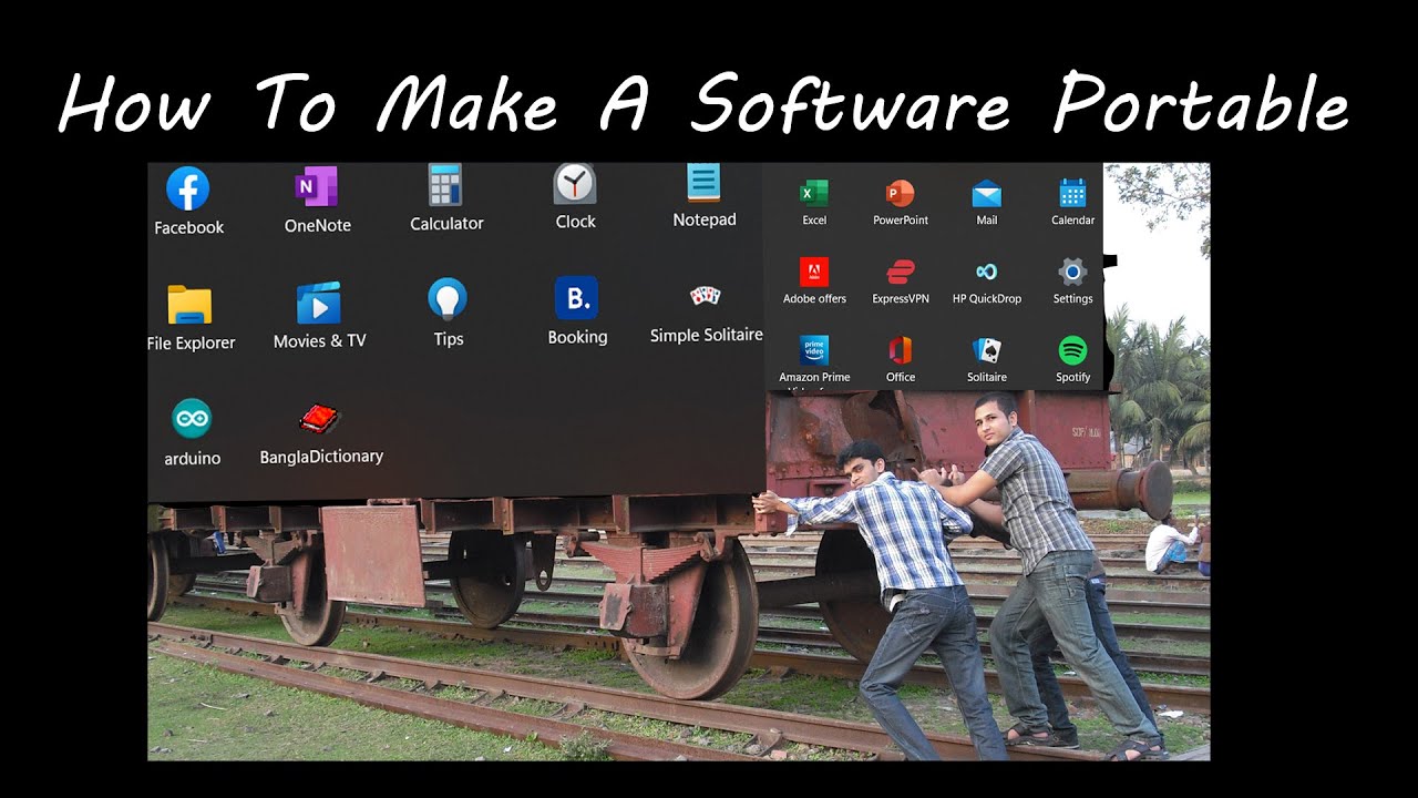 How to make a software portable - YouTube