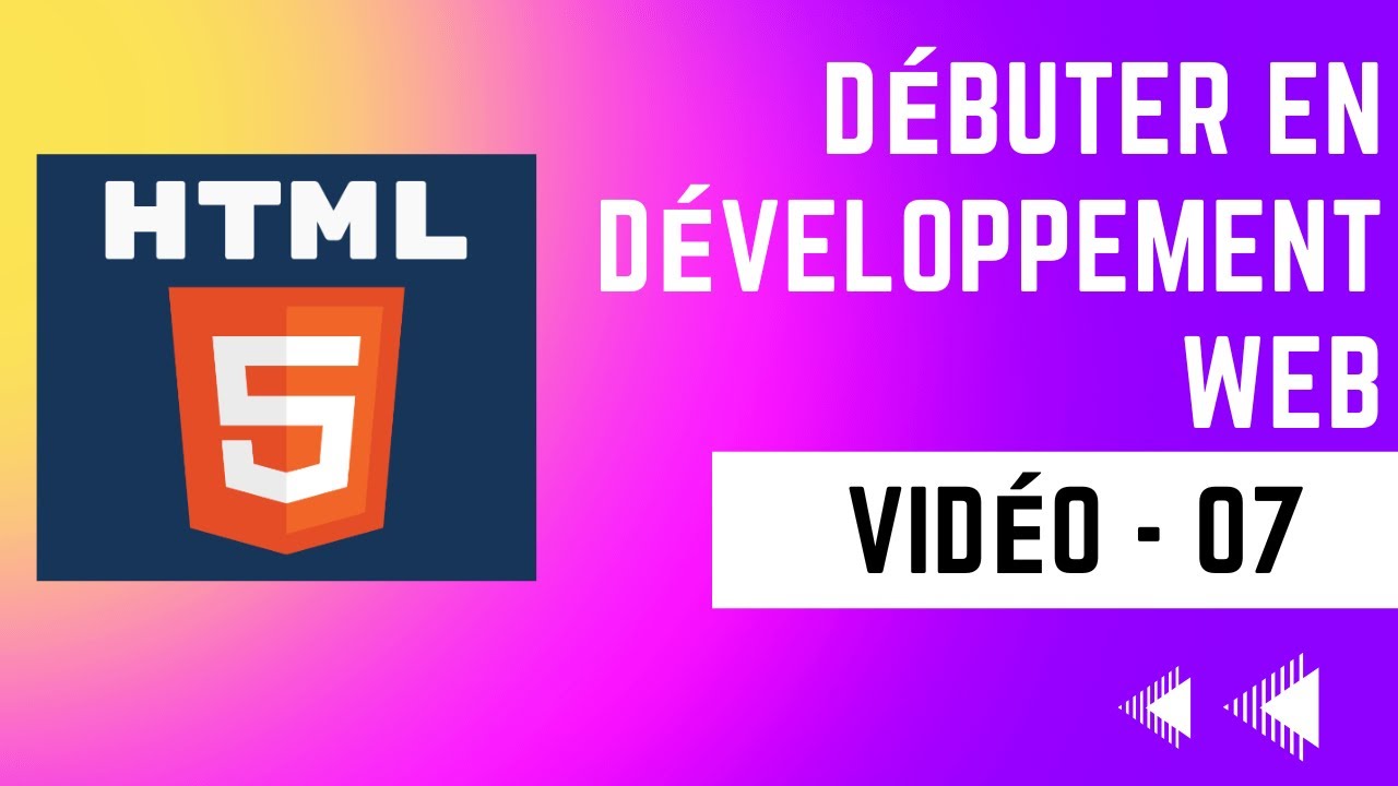 07 - HTML : La Balise a | Links Hyperlinks 🚀 - YouTube