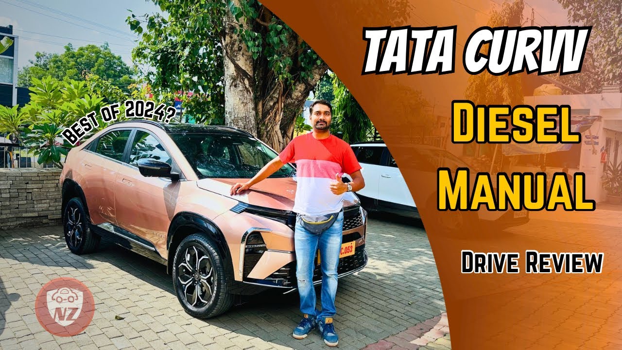 Tata Curvv Diesel Manual | Drive Review, Features, prices, variants ...