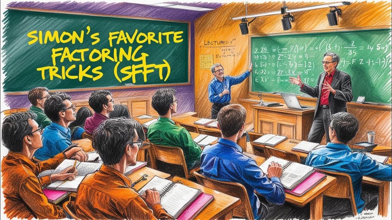 SFFT-lecture 1 ( Simon favorite factoring tricks) - YouTube