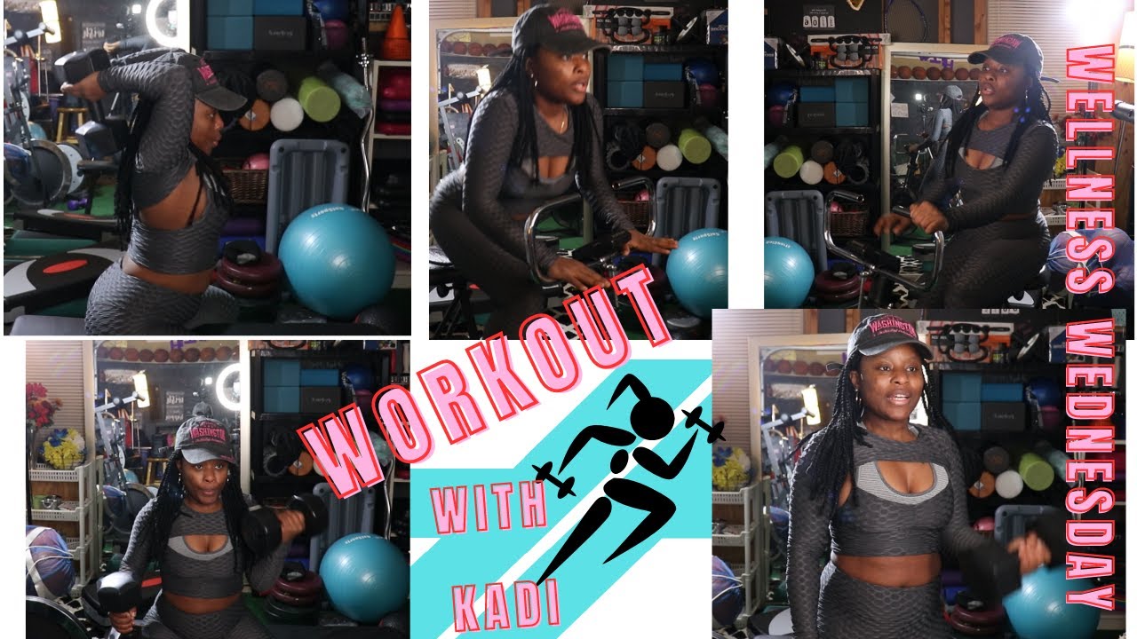 WELLNESS WEDNESDAY| UPPER BODY WORKOUTS| WORKOUT AT HOME WORKOUT WITH ...