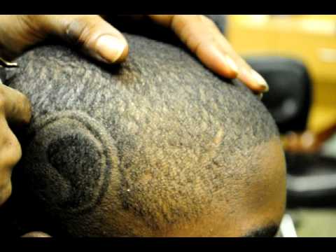 how to, haircut, design, lines, parts - YouTube