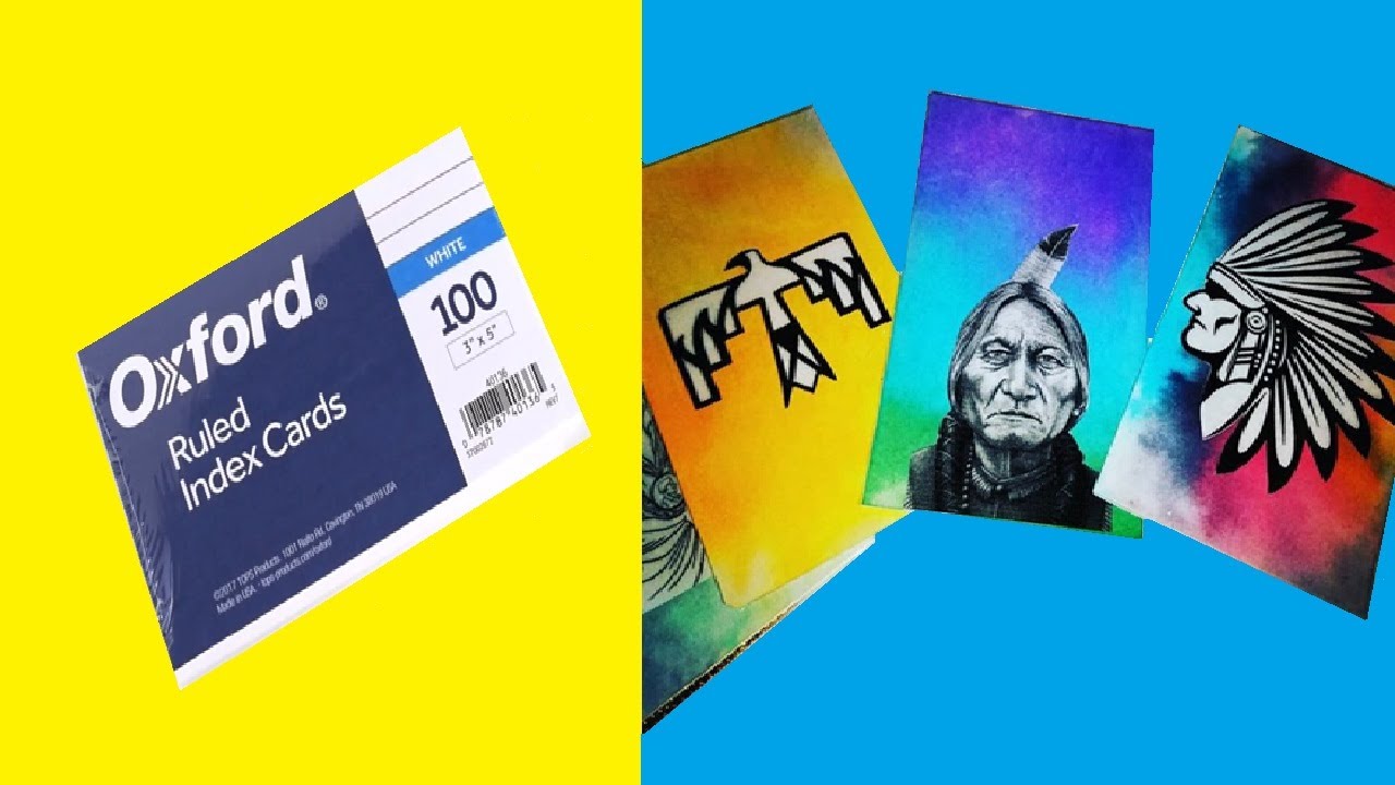 Awesome Notecard Projects- Biography and Trading Cards - YouTube