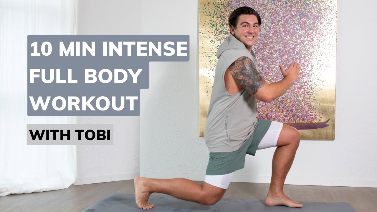 10 MIN INTENSE FULL BODY WORKOUT with Tobi - YouTube