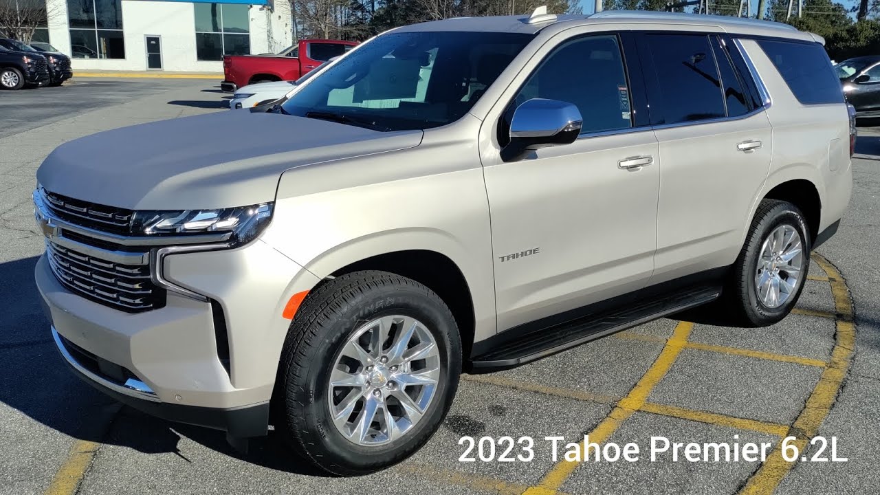 2023 Tahoe Premier 6.2L Empire Beige Metallic - YouTube