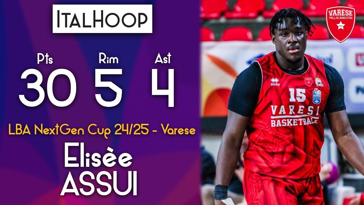 Elisèe Assui - MVP 3° Giornata di IBSA NextGen Cup 24/25 - YouTube