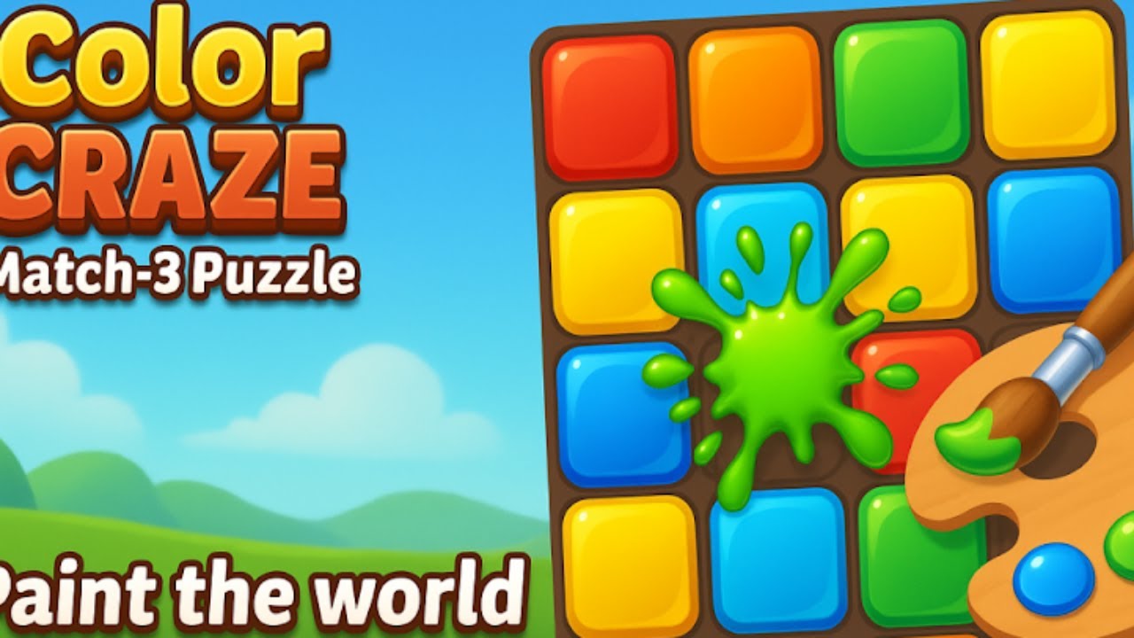 Color Craze: Match-3 Puzzle Game Mobile Gameplay Android - YouTube