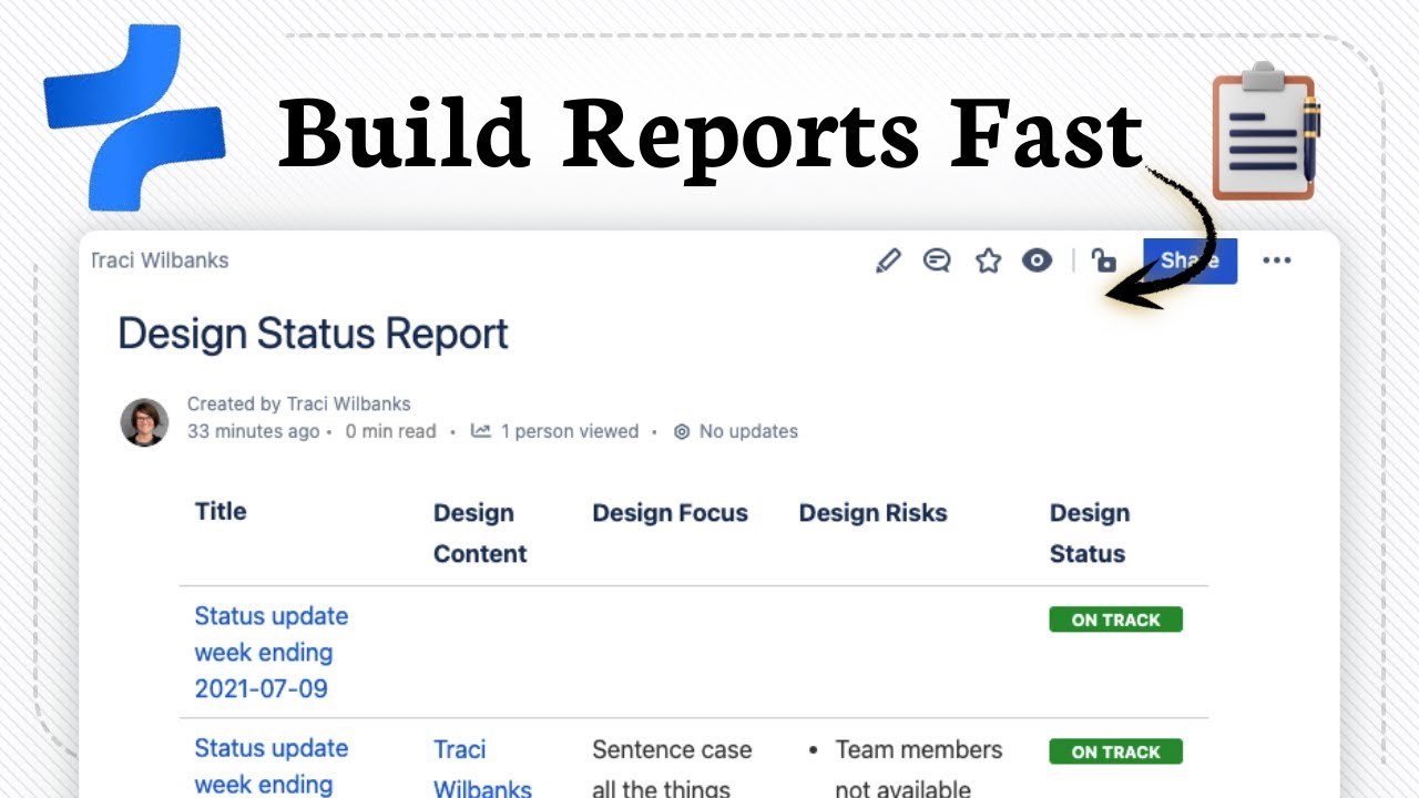 How to Create Confluence Reports (visualize data quickly) - YouTube
