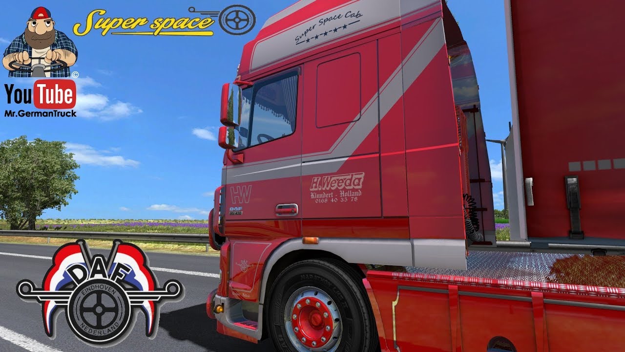 [ETS2 v1.31] DAF XF 95 *H.Weeda - Fix for v1.31* - YouTube