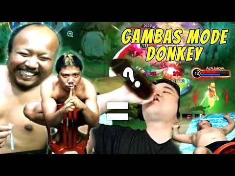 GAMBAS MODE DONKEY MAB*K !!! MAU TERBANG KE MONITOR PASCOL !!!