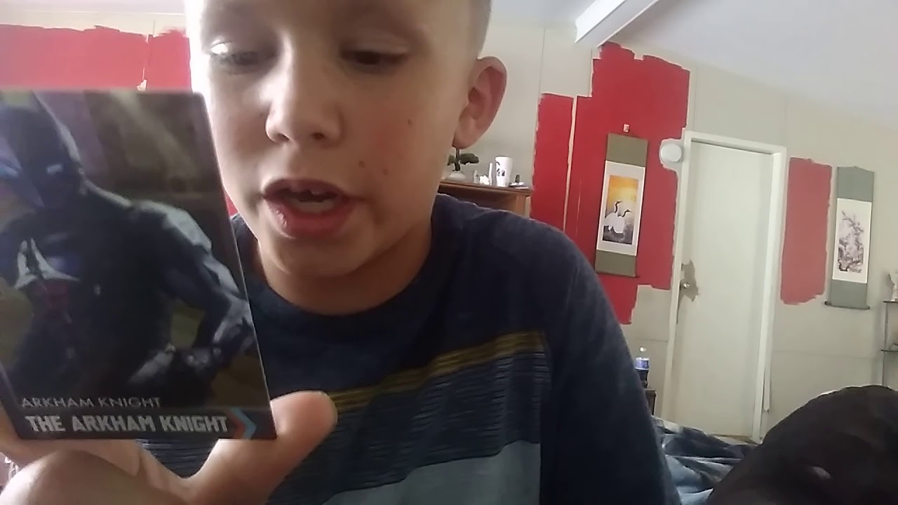 A peek at the injustice card arkham knight the arkham knight - YouTube