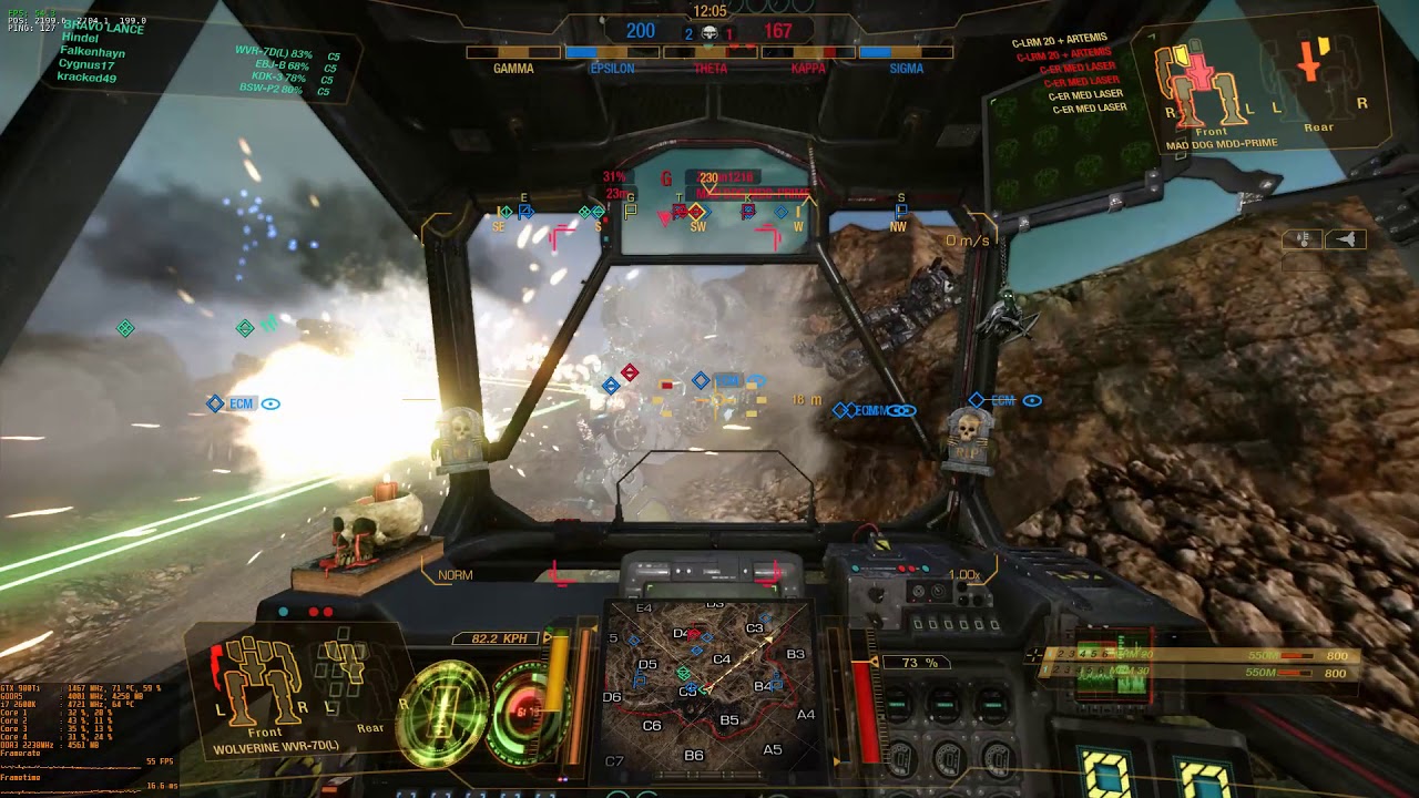 MechWarrior Online Wolverine WVR-7D(L) 4K gameplay - YouTube